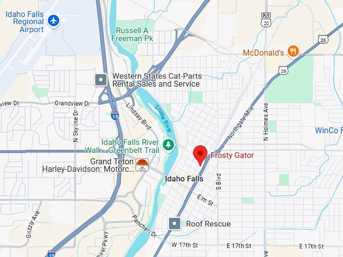 16. frosty gator map