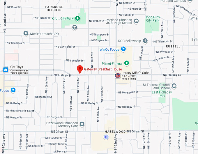 16. gateway breakfast house map