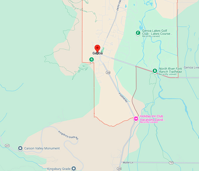 16. genoa nevada map