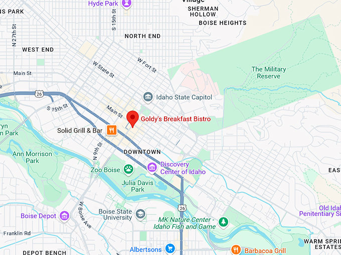 16. goldy's breakfast bistro map