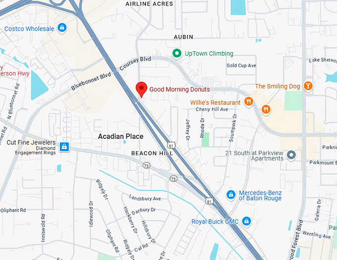 16. good morning donuts map