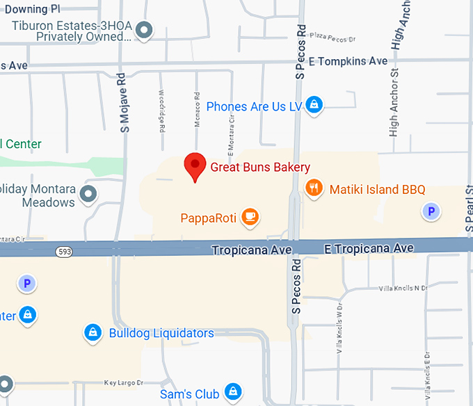 16. great buns bakery map