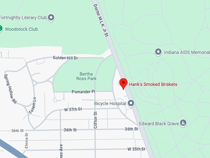 16. hank's smoked briskets map