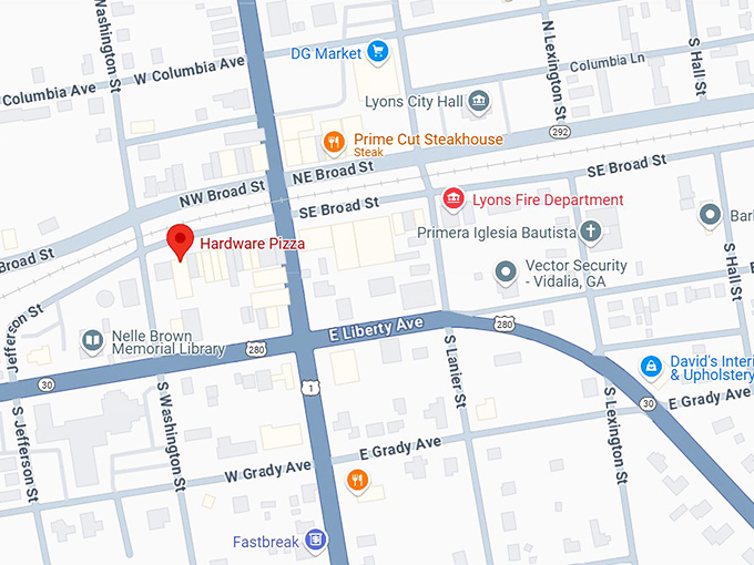 16. hardware pizza map