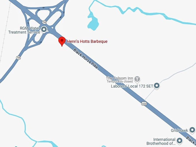 16. henri's hotts barbeque map