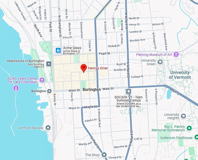 16. henry's diner map