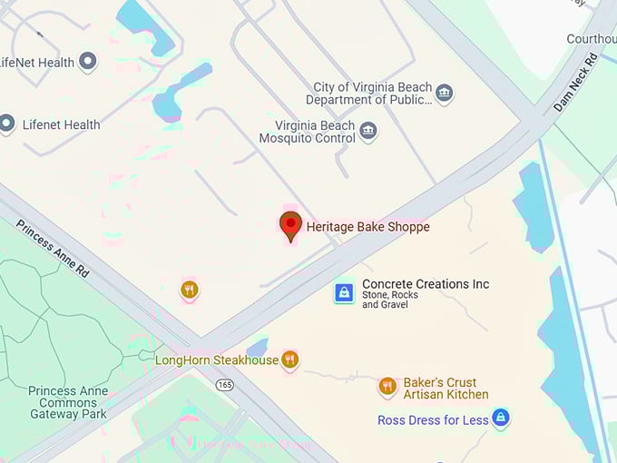 16. heritage bake shoppe map