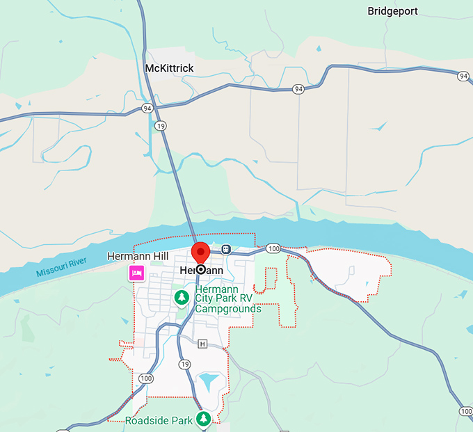 16. hermann missouri map