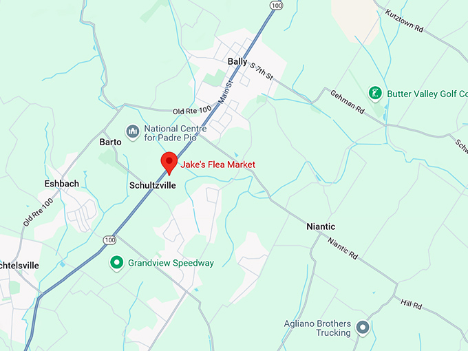 16. jake's flea market map