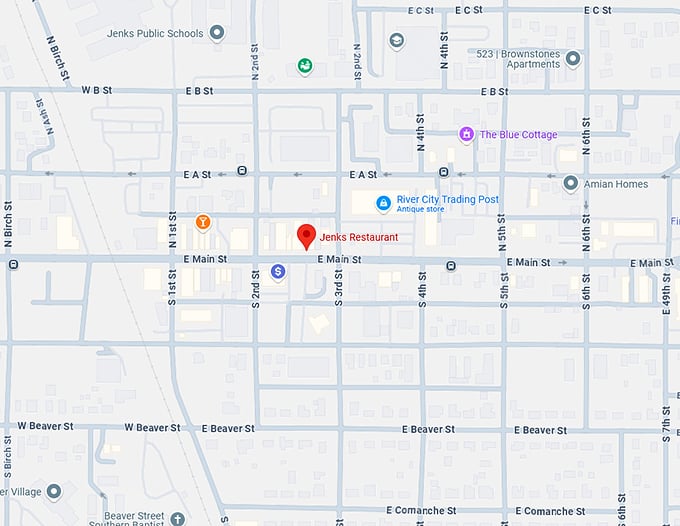 16. jenks restaurant map