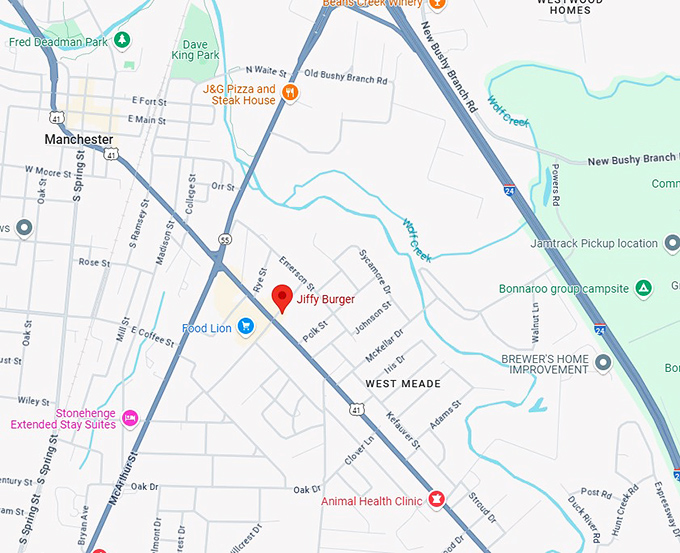16. jiffy burger map