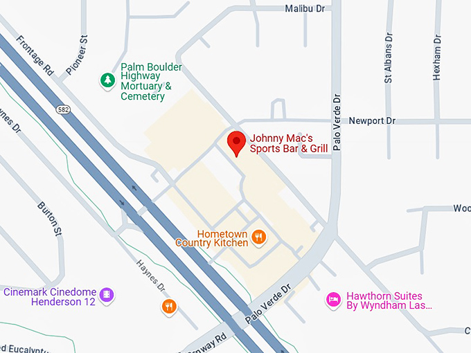 16. johnny mac's sports bar & grill map