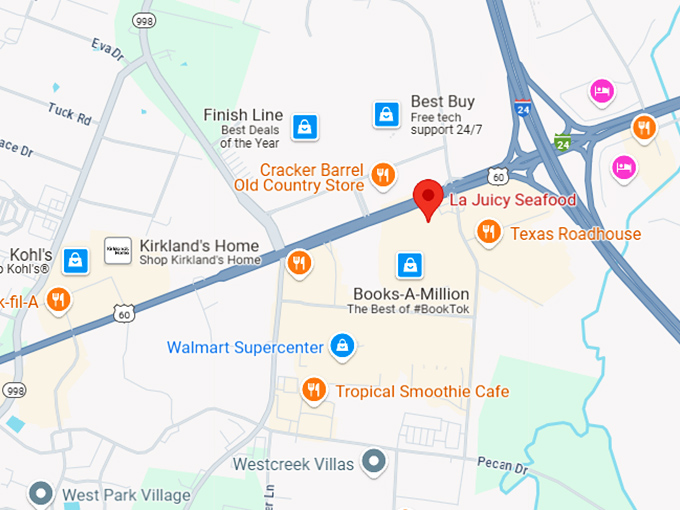 16. la juicy seafood map