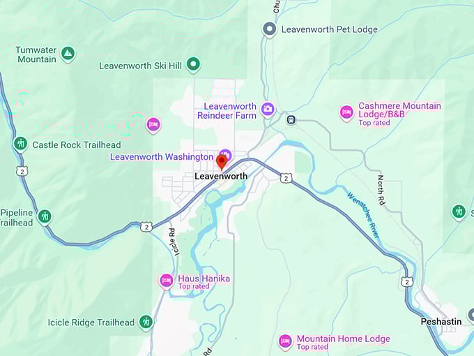 16. leavenworth map