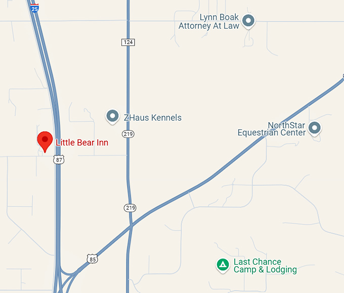 16. little bear inn map