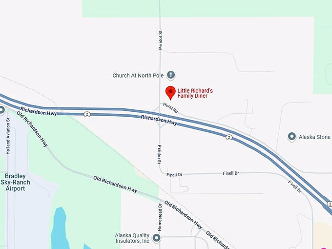 16. little richard's family diner map