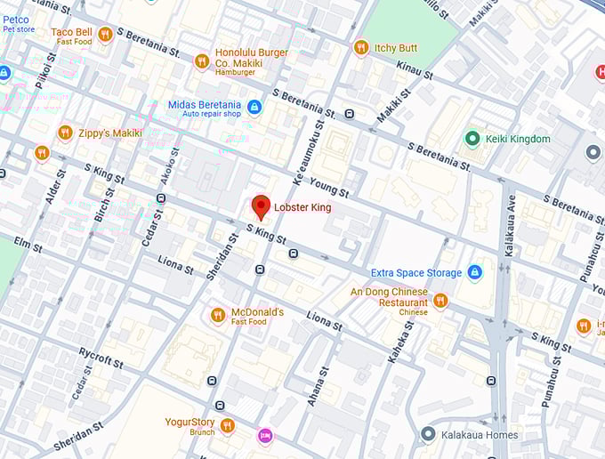 16. lobster king map