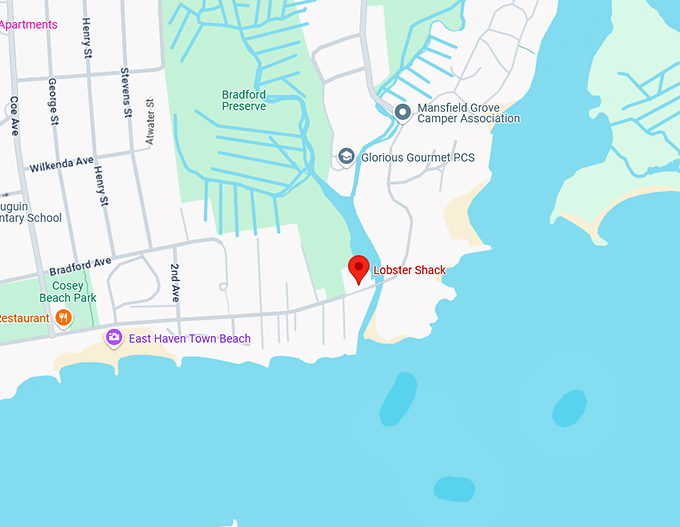 16. lobster shack map