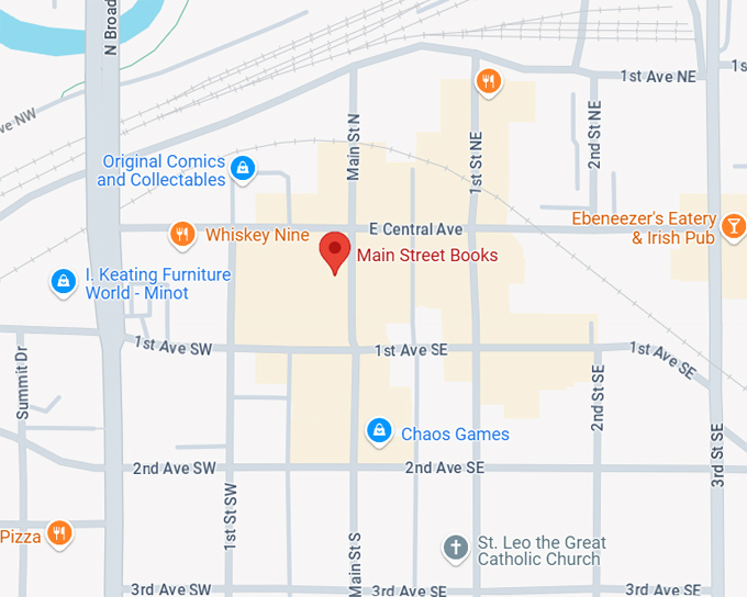 16. main street books map