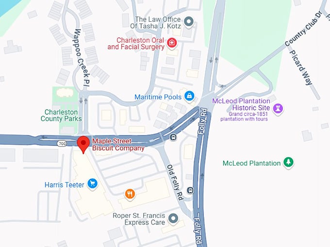 16. maple street biscuit company map