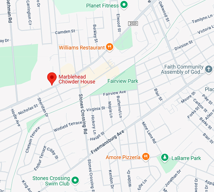 16. marblehead chowder house map