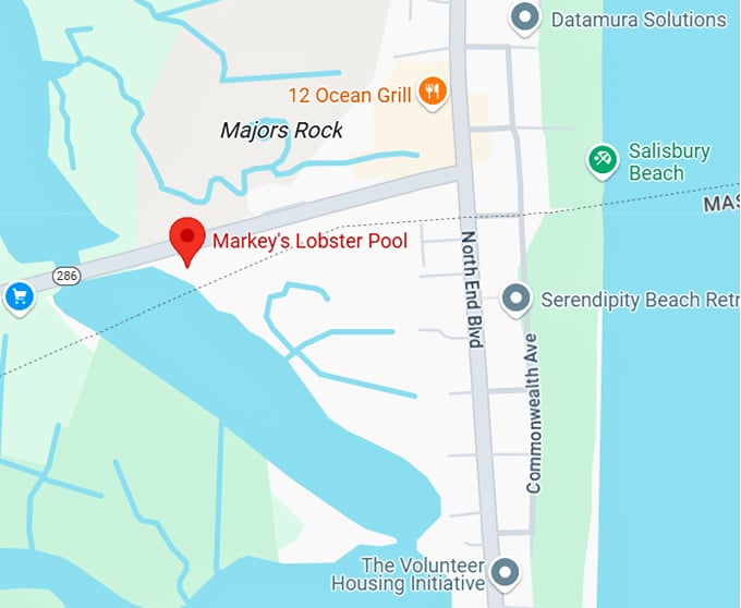 16. markey's lobster pool map