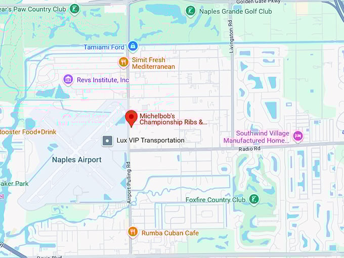 16. michelbob's championship ribs & steaks map