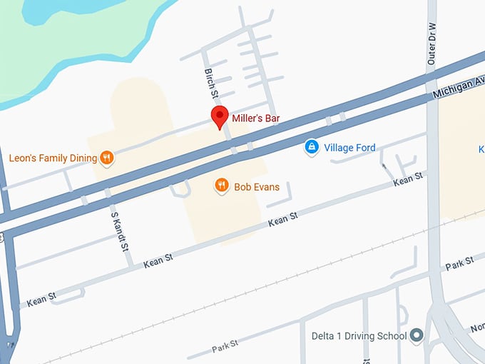 16. miller's bar map