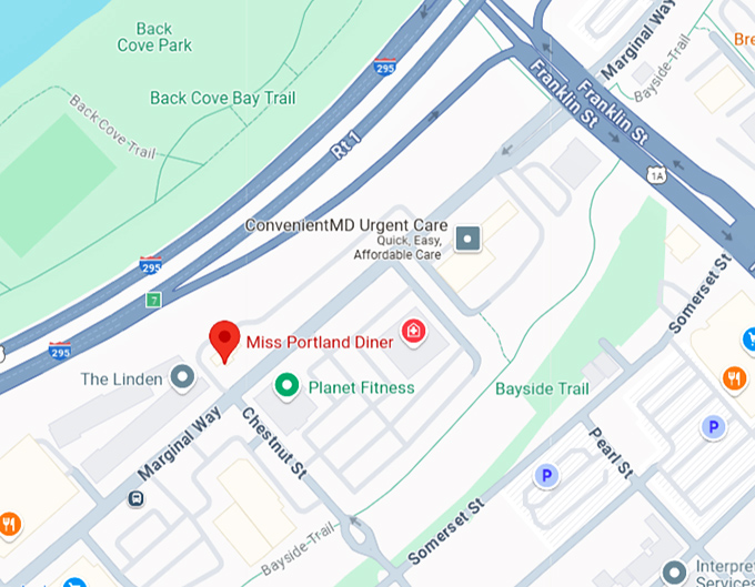 16. miss portland diner map