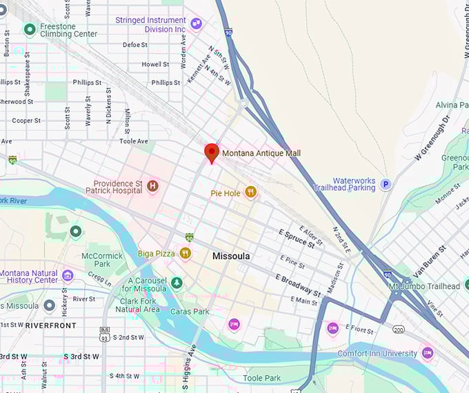16. montana antique mall map