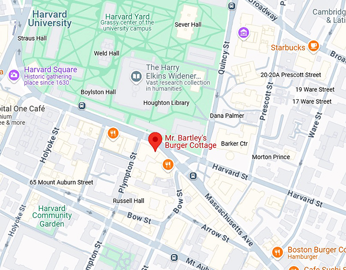 16. mr. bartley's burger cottage map