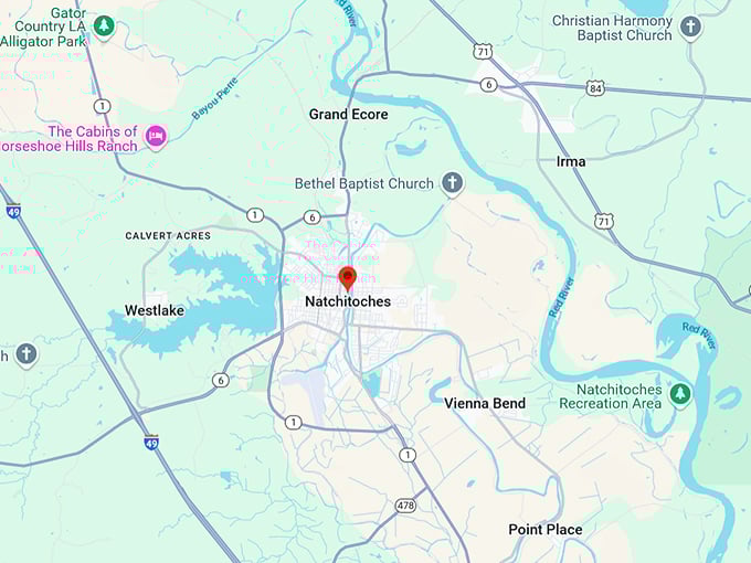 16. natchitoches map