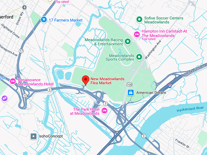 16. new meadowlands flea market map