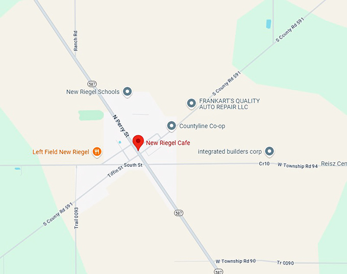 16. new riegel cafe map