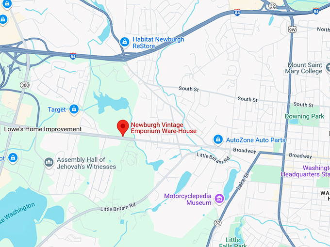 16. newburgh vintage emporium ware house map