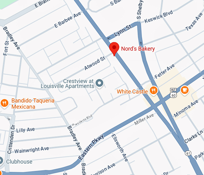 16. nord's bakery map