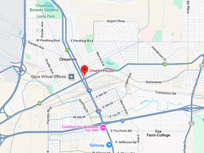 16. omelet house map