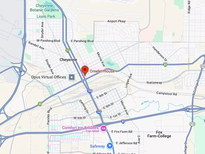 16. omelet house map