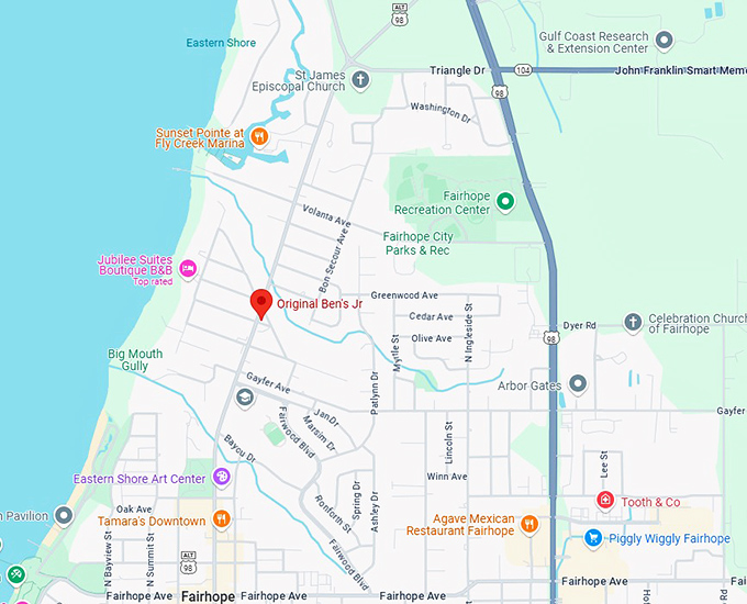 16. original ben's jr. map