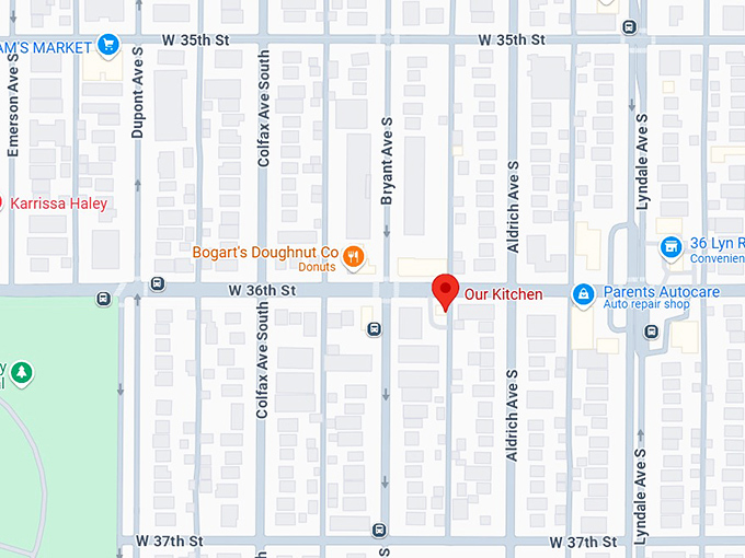 16. our kitchen map