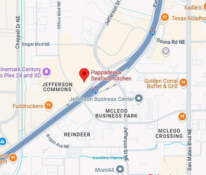 16. pappadeaux seafood kitchen map