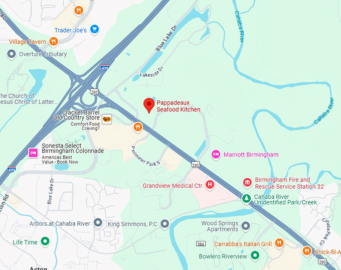 16. pappadeaux seafood kitchen map