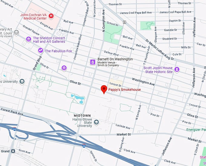 16. pappy's smokehouse map