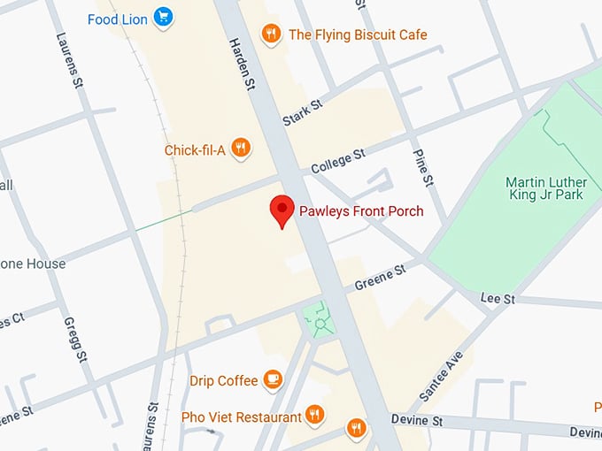 16. pawleys front porch map