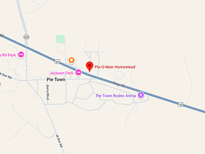 16. pie o neer homestead map