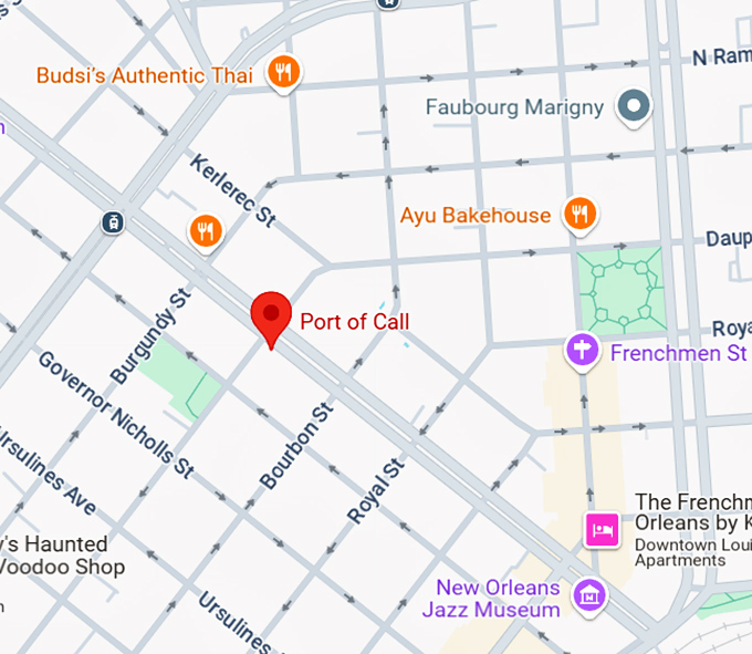 16. port of call map