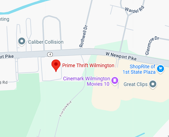 16. prime thrift wilmington map