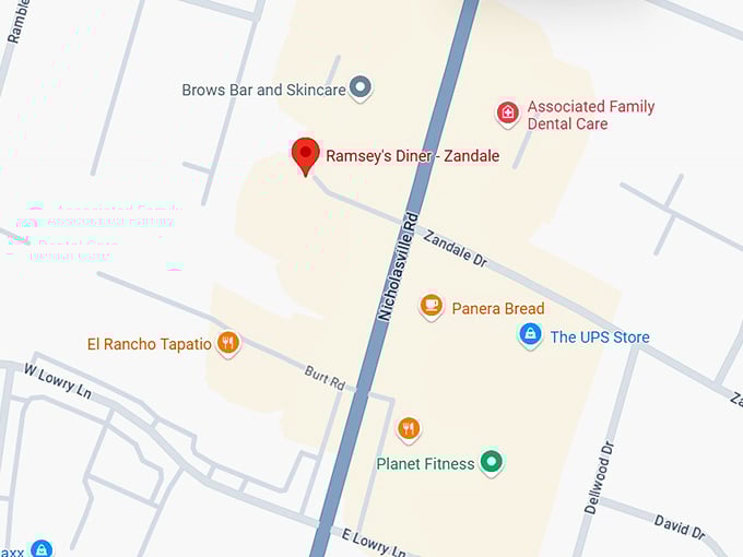 16. ramsey's diner zandale map