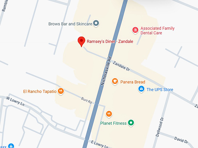 16. ramsey's diner zandale map
