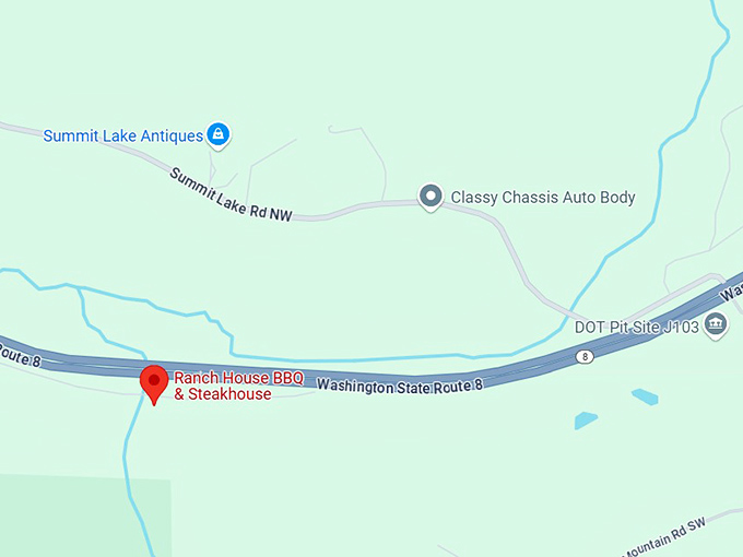 16. ranch house bbq & steakhouse map